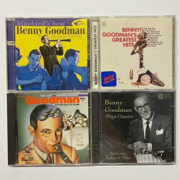Media | Benny Goodman 4 Cd Lot King Of Swing Greatest Hits Plays ...
